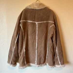 LAWLESS | Jackets & Coats | Vintage Leather Cowboy Coat With Faux Fur ...